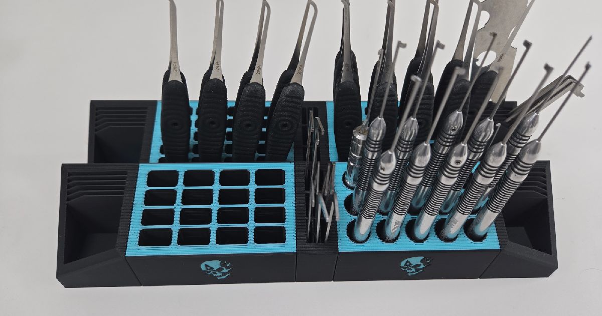 Modular Locksport Organizer - v5.0 (now 2D) - 9/25/2024 by eschlenz ...