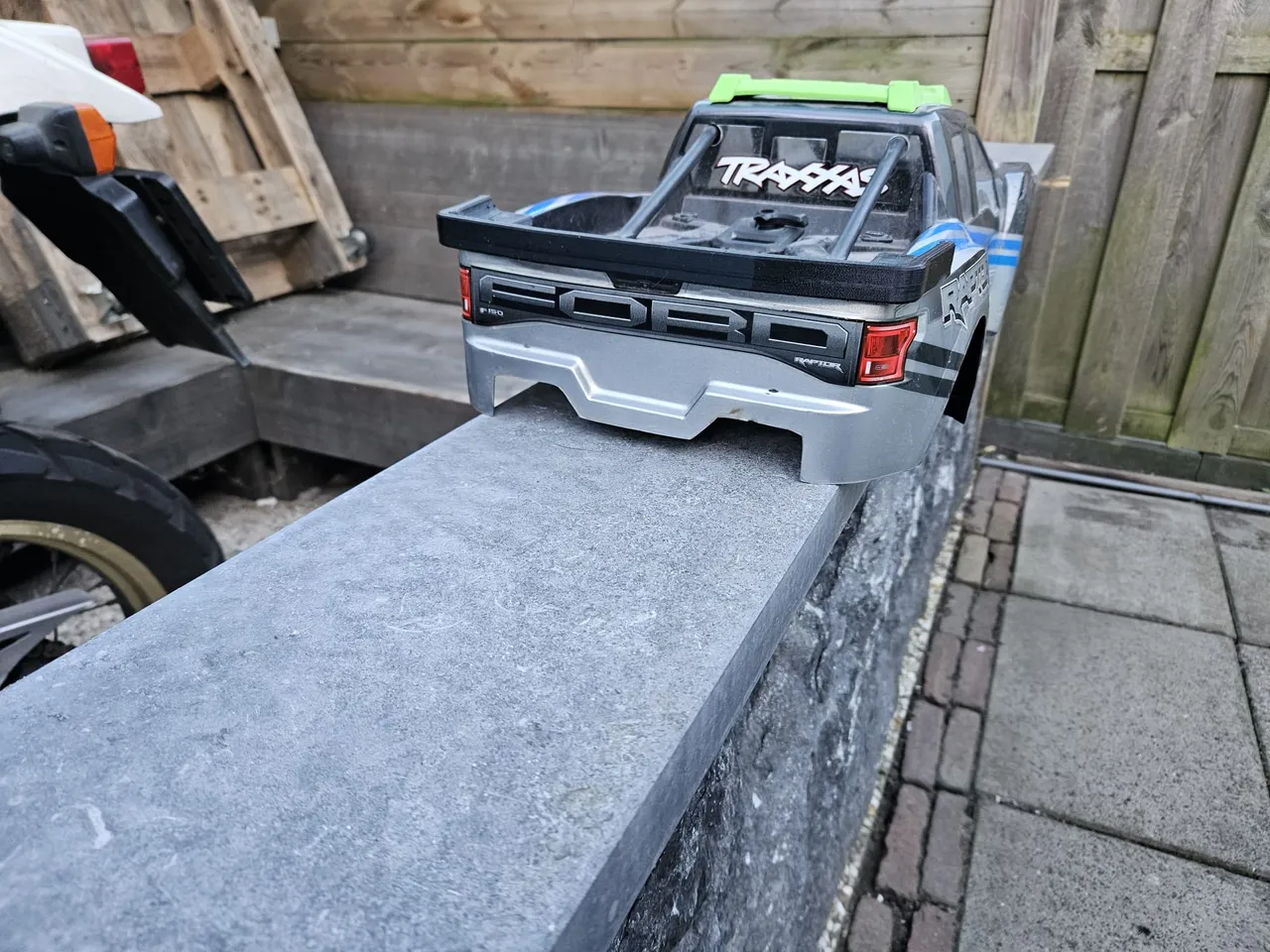 Traxxas Xmaxx proline ford raptor body tail protector by richard ...