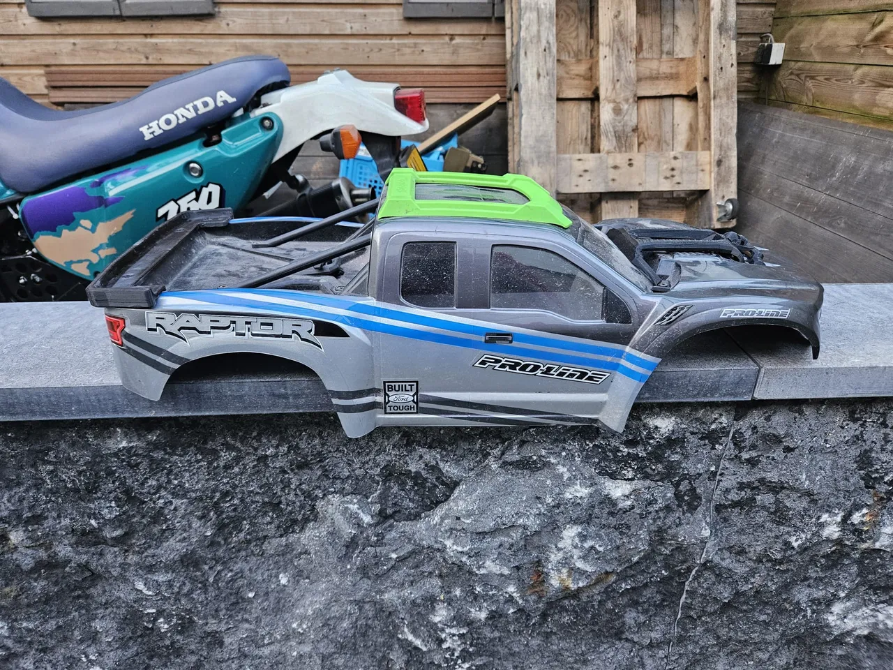Traxxas Xmaxx proline ford raptor body tail protector by richard ...