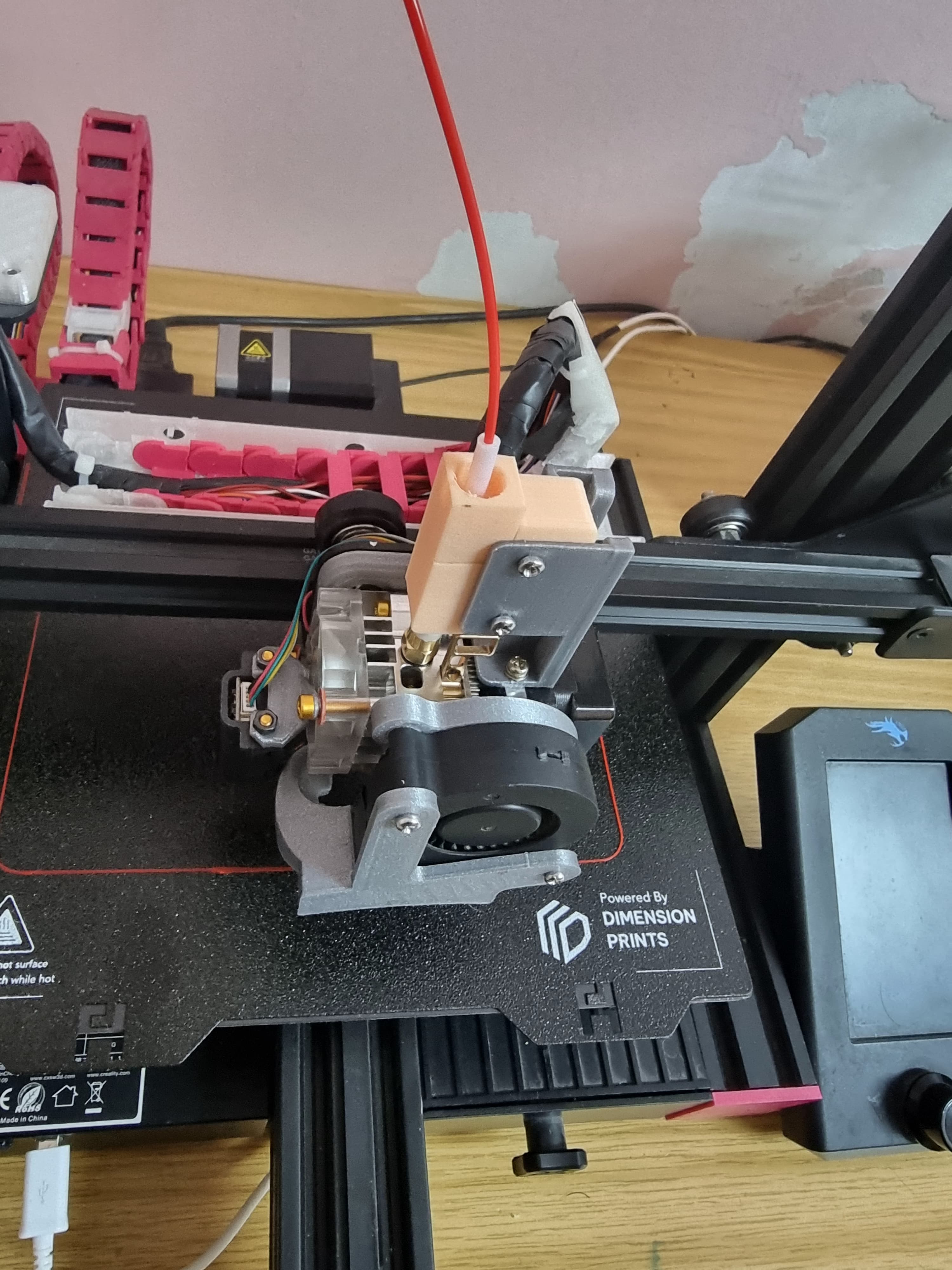 Biqu H2V2s Lite mount with cr touch for Ender 3V2 by Maor Israeli ...