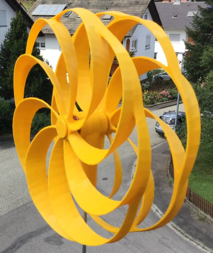 Optical Illusion Pinwheel with Bearings by 3DMK | Download free STL ...