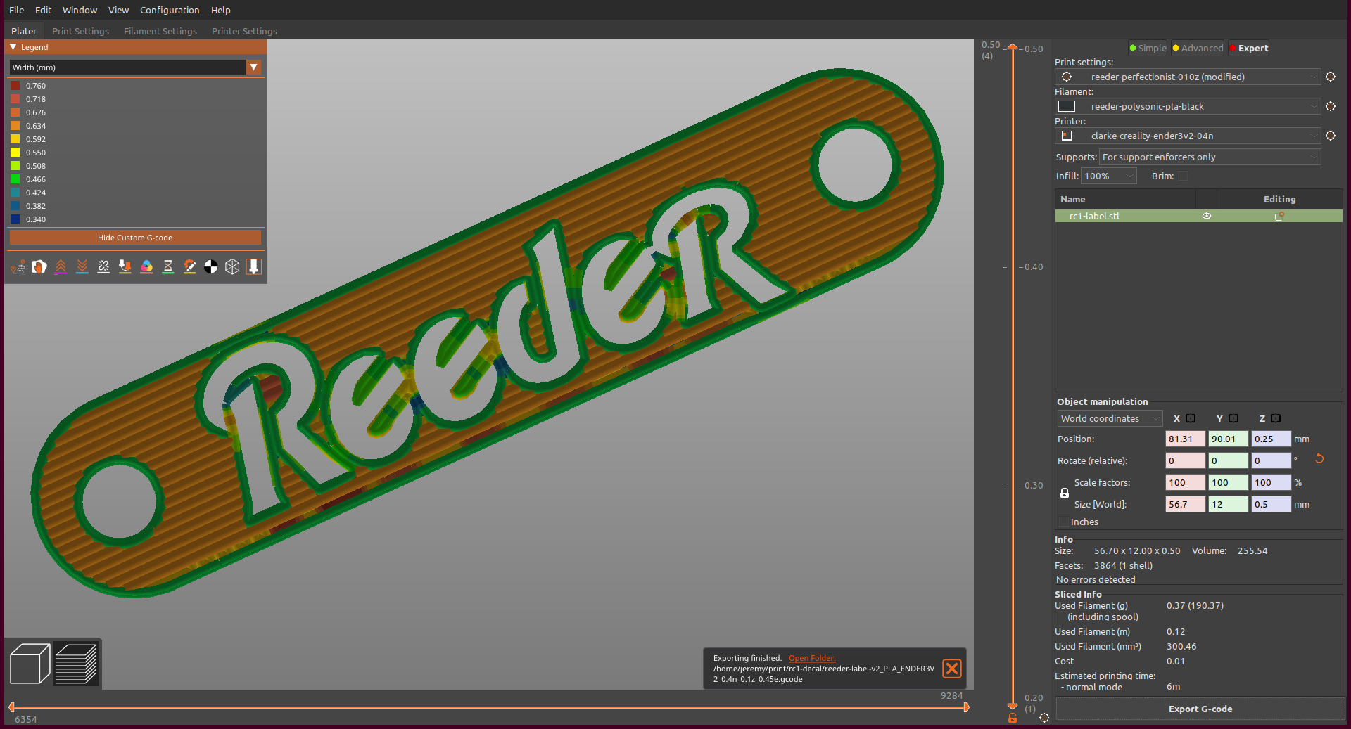 Reeder Carbine Markings by Jérémy Reeder | Download free STL model ...