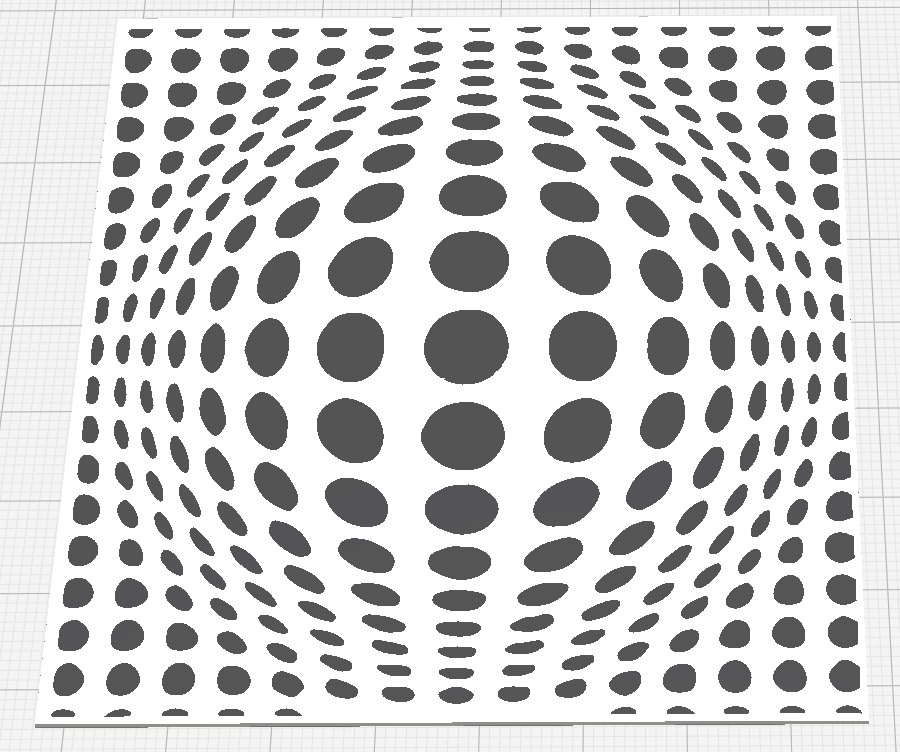 Optical Illusion - black dots in a shape of a drop by DDD Club ...
