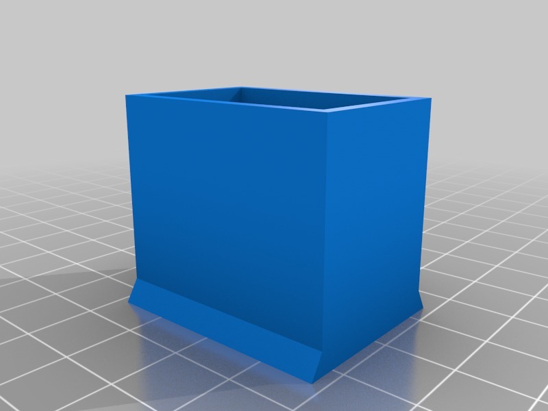 Customizable rectangular legs extension by Balex | Download free STL ...