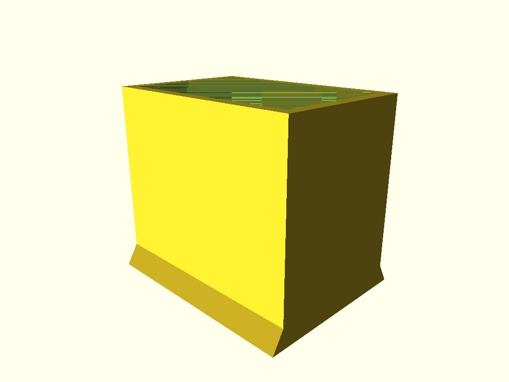 Customizable rectangular legs extension by Balex | Download free STL ...