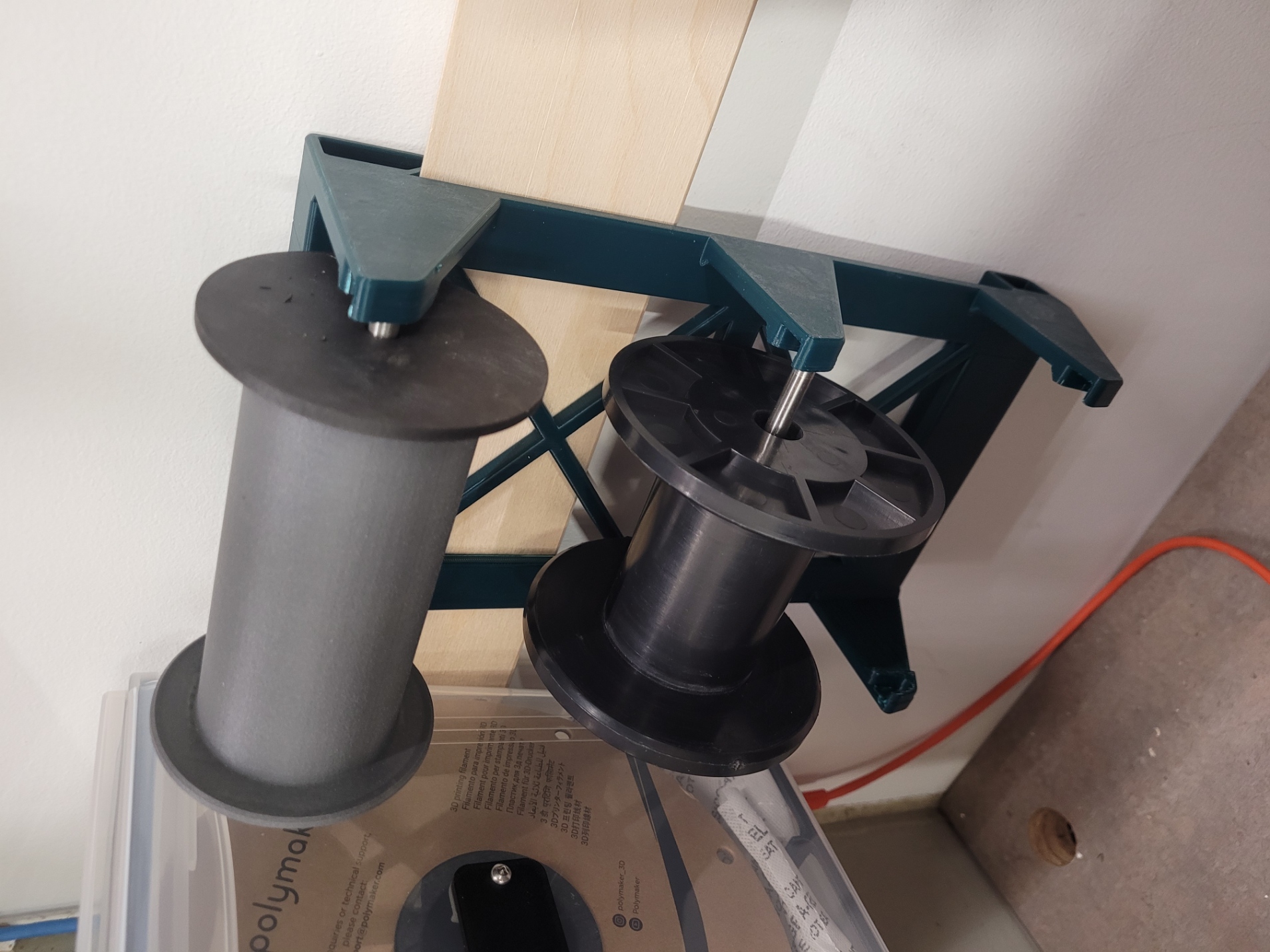 French Cleat Mount Spool Holder for Markforged. by HamillES | Download ...