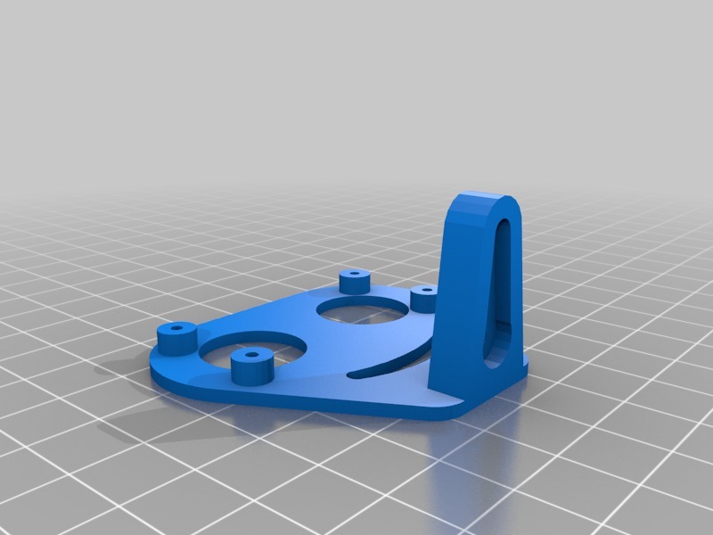 Ultrasonic sensor HC-SR04 mount on servo by Balex | Download free STL ...