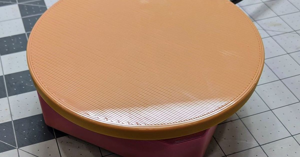 DIY Motorized Turntable by cdsmakestuff | Download free STL model ...