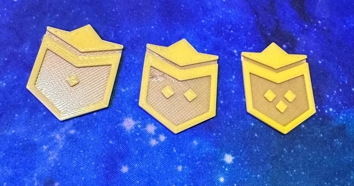 Helldivers 2 Rank Badges 3 by Kaliber2020 | Download free STL model ...