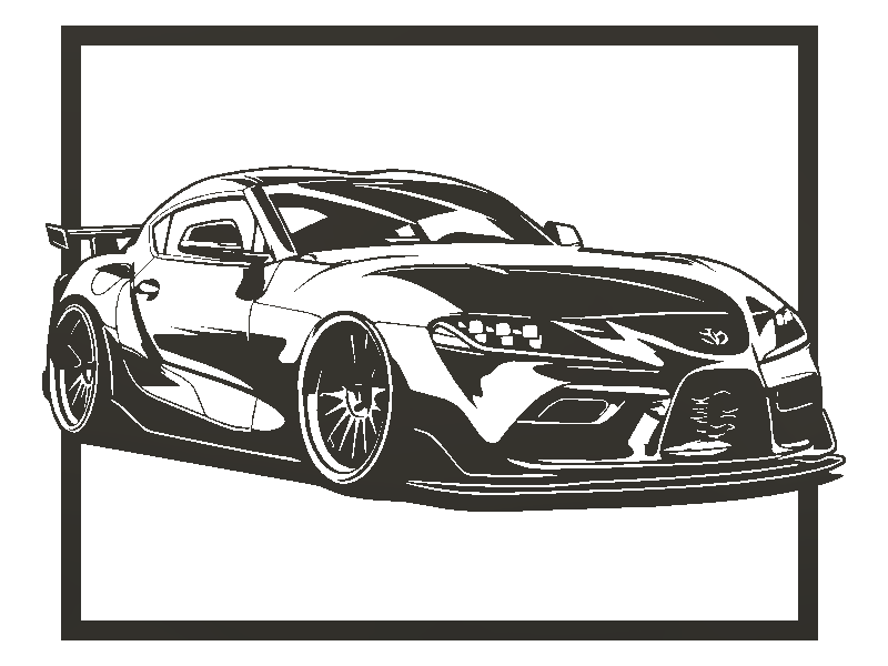 Toyota Supra MK5 por Leonid Babarinow | Descargar modelo STL gratuito ...