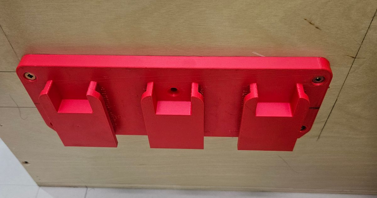 Milwaukee M18 Triple Tool Hanger by Zennech | Download free STL model ...