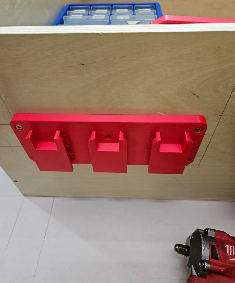 Milwaukee M18 Triple Tool Hanger by Zennech | Download free STL model ...