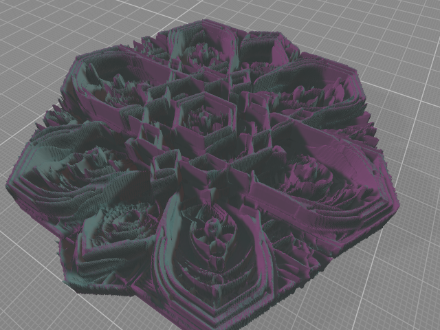 Geometric Snow Flake Medallion by just4jordan | Download free STL model ...