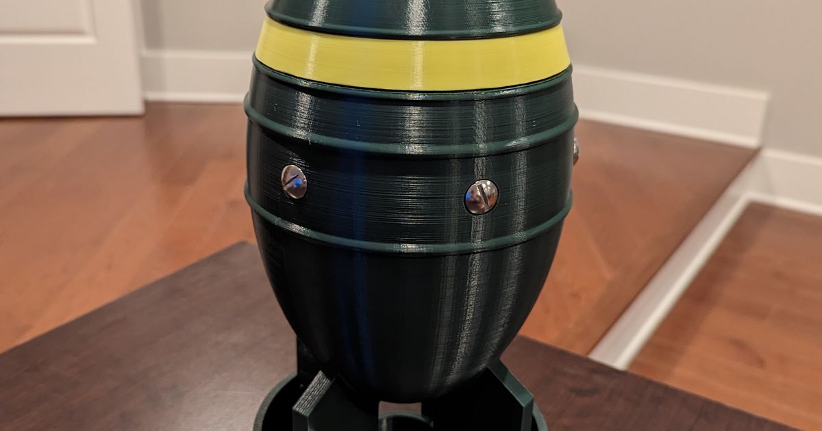 Fallout Mini Nuke Deck Box by Ptaterm5 | Download free STL model ...