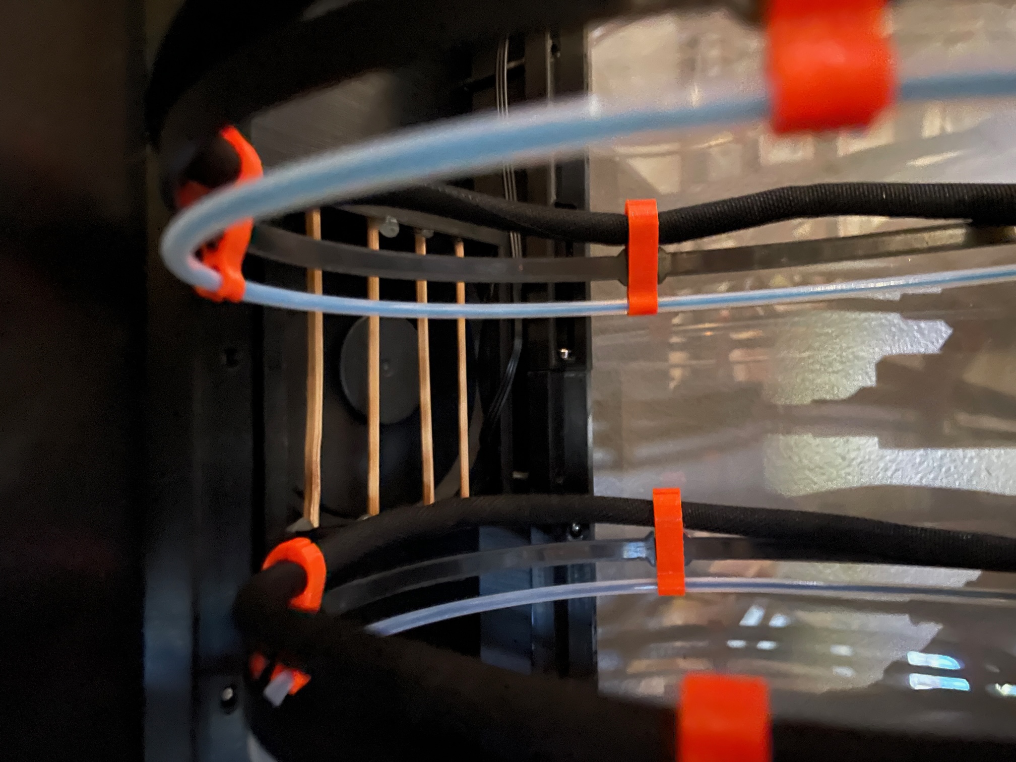 Duct Port 90mm Fan with 4 inch Fume Extractor Vent EnXLosure Back Top ...