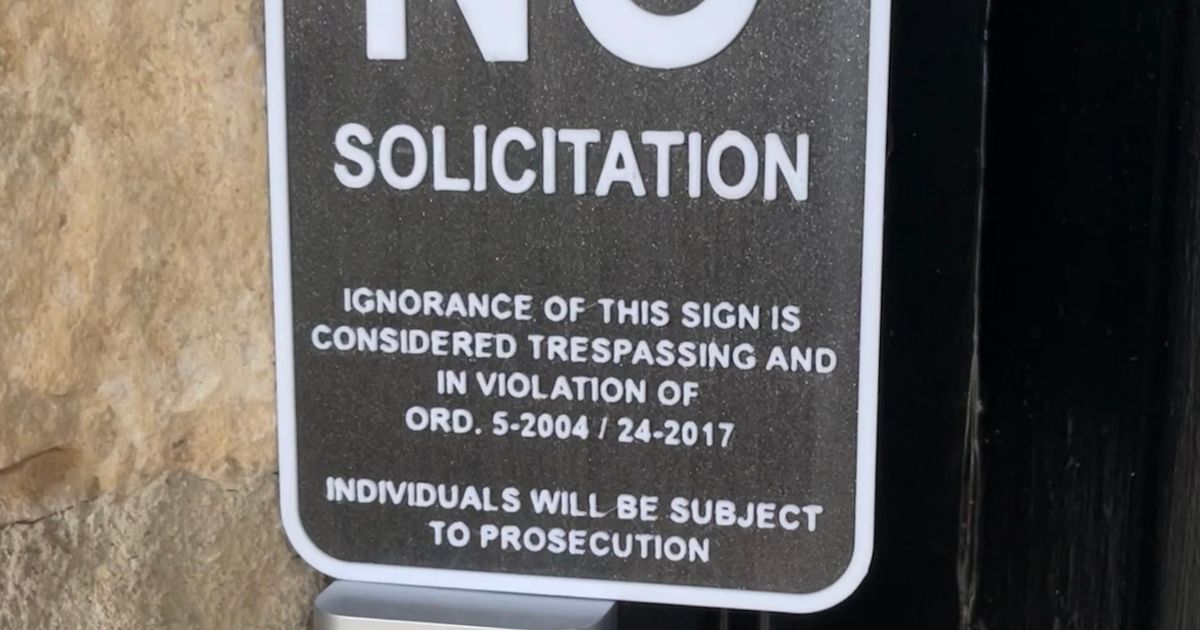 Solicitation sign by PBJ Labs | Download free STL model | Printables.com