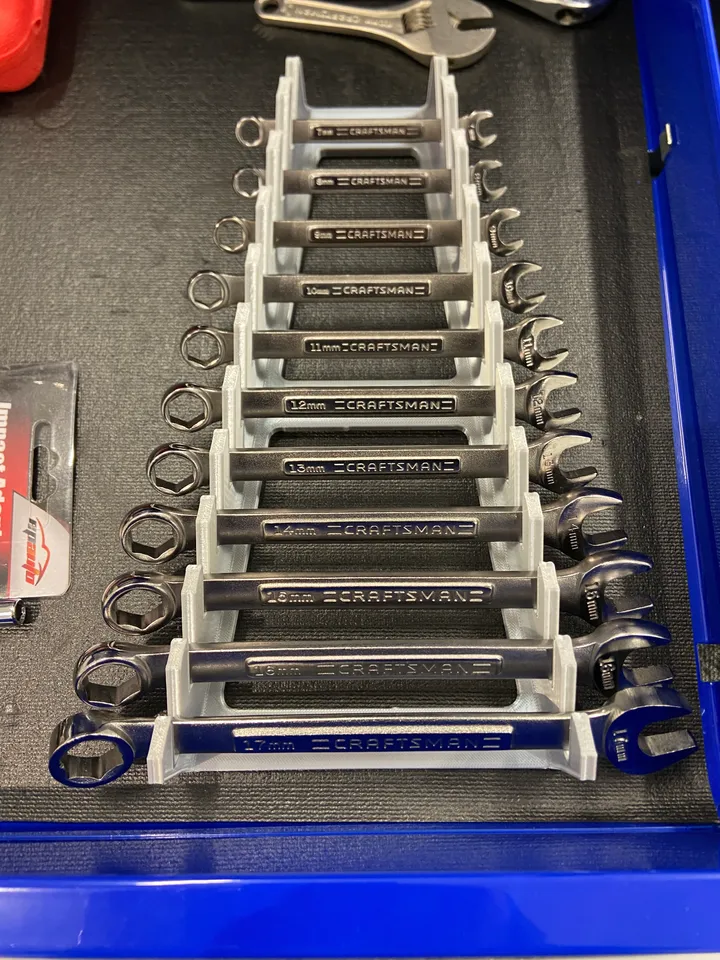 Open wrench holder by jchau57 | Download free STL model | Printables.com