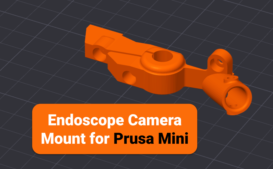 Front Endoscope Camera Mount for Prusa Mini by Alan | Download free STL ...
