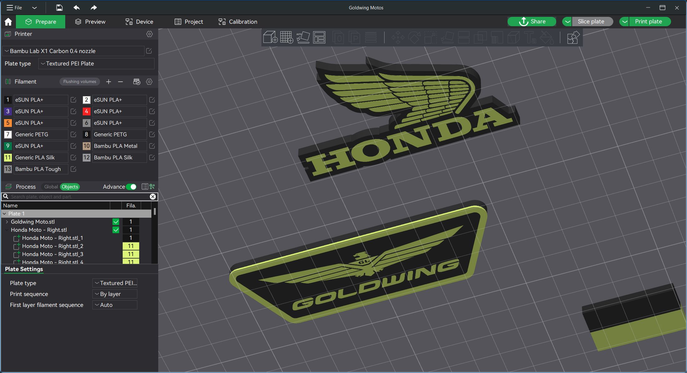 Honda Moto Logos by Wiseone | Download free STL model | Printables.com