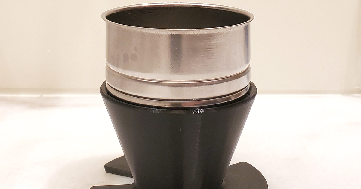 Moka Pot Funnel Stand, Fitting Bialetti 6T by CAKCAD | Download free ...