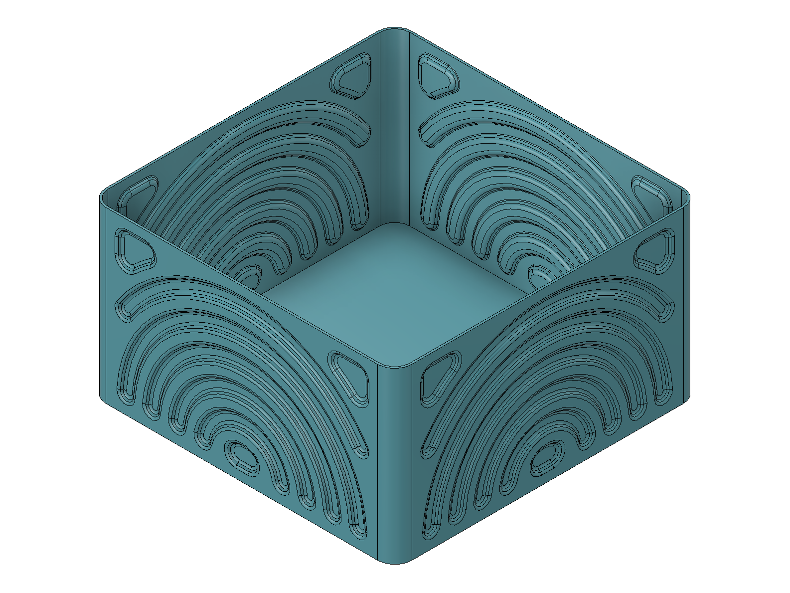 Fuzzy Vase Storage Boxes - 5 Different Designs by CADScott | Download ...