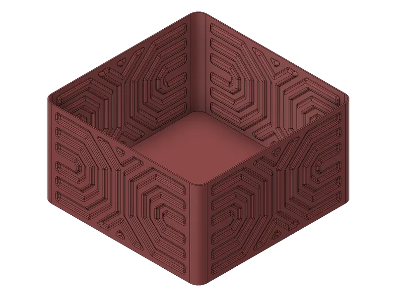 Fuzzy Vase Storage Boxes - 5 Different Designs by CADScott - MakerWorld