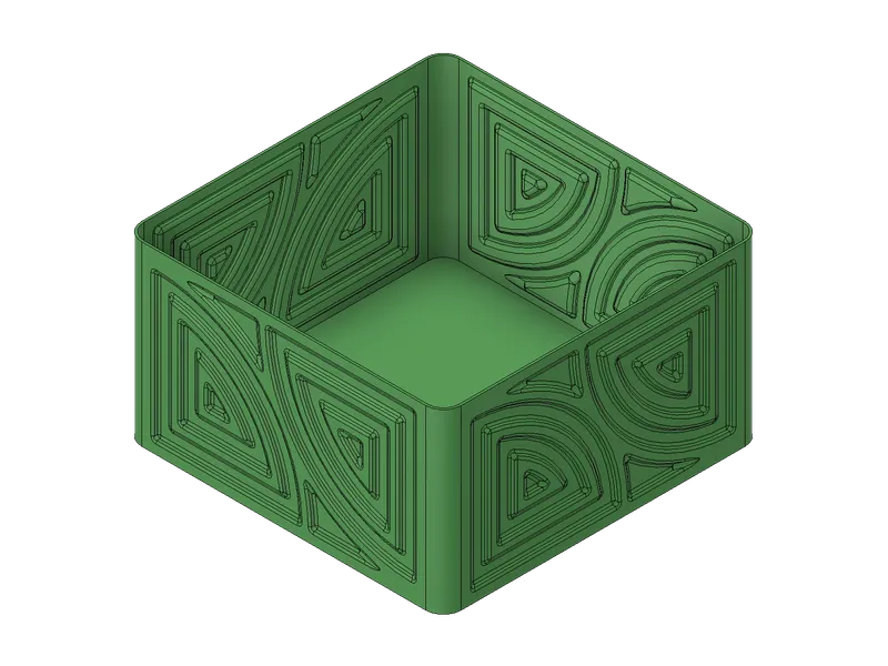 Fuzzy Vase Storage Boxes - 5 Different Designs by CADScott - MakerWorld