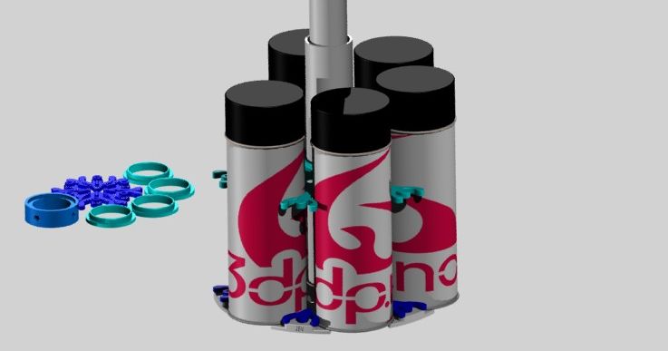 JBV Spray Can Carousel by JanB Vik | Download free STL model ...