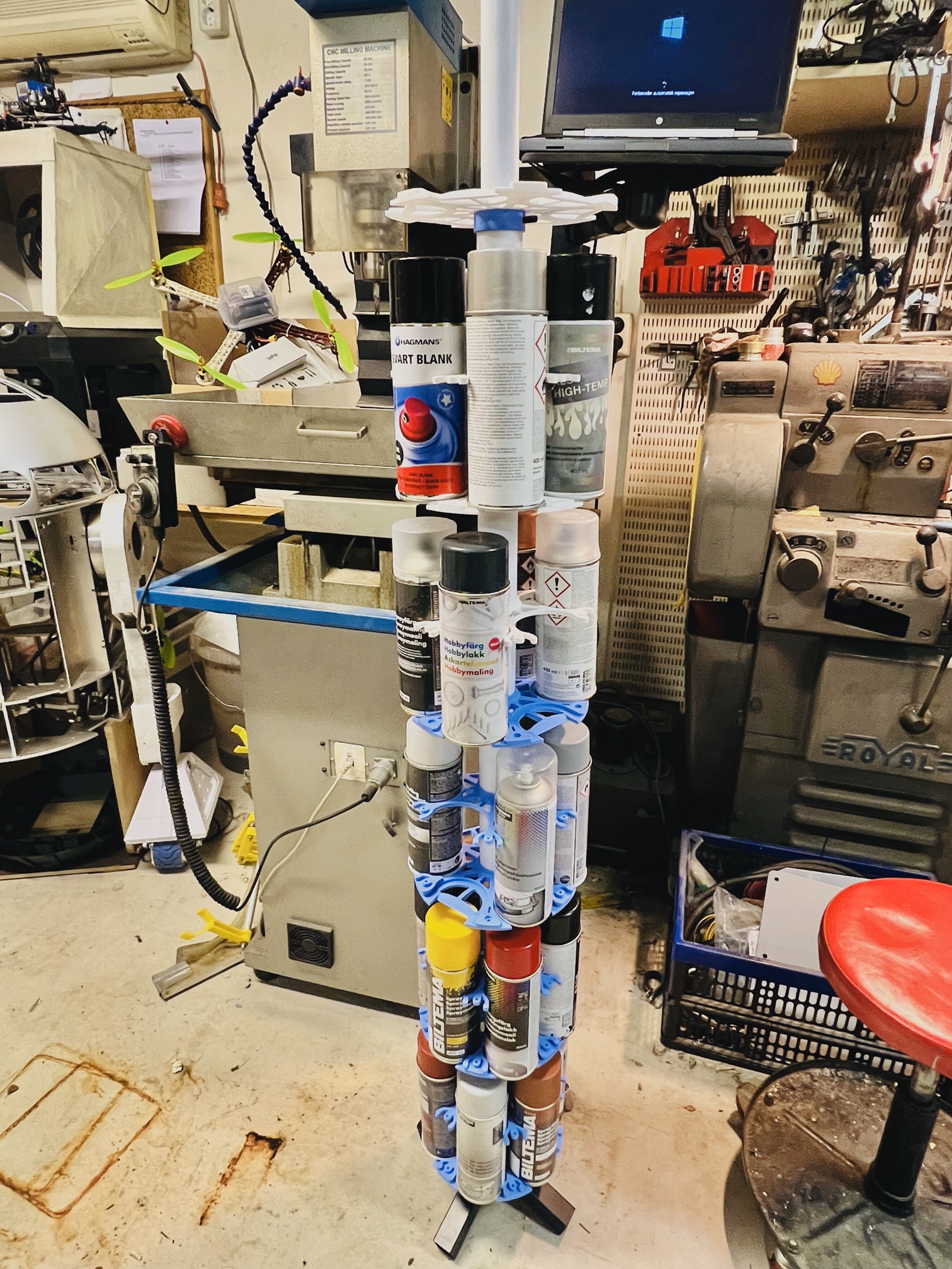 JBV Spray Can Carousel by JanB Vik | Download free STL model ...