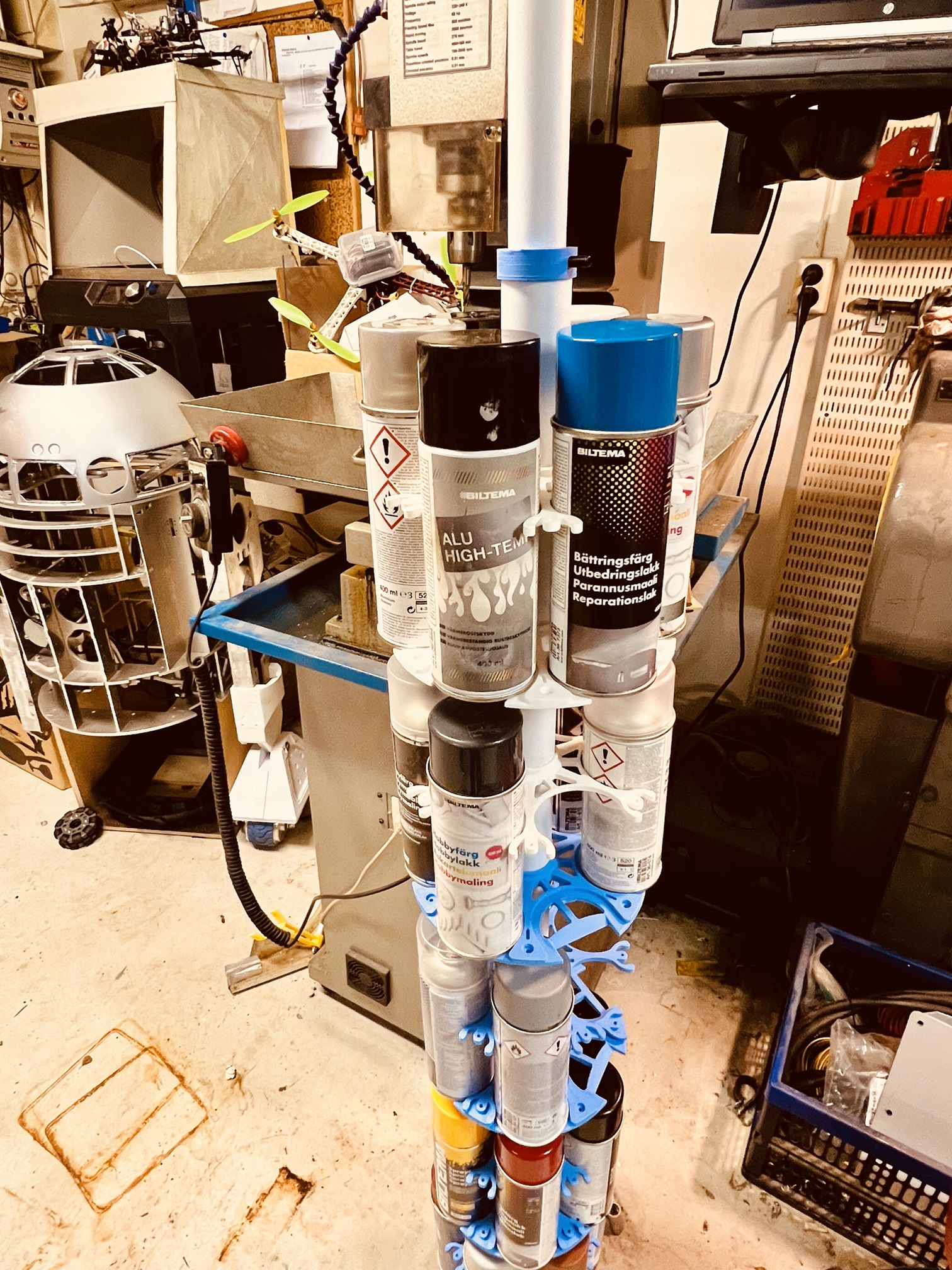 JBV Spray Can Carousel by JanB Vik | Download free STL model ...