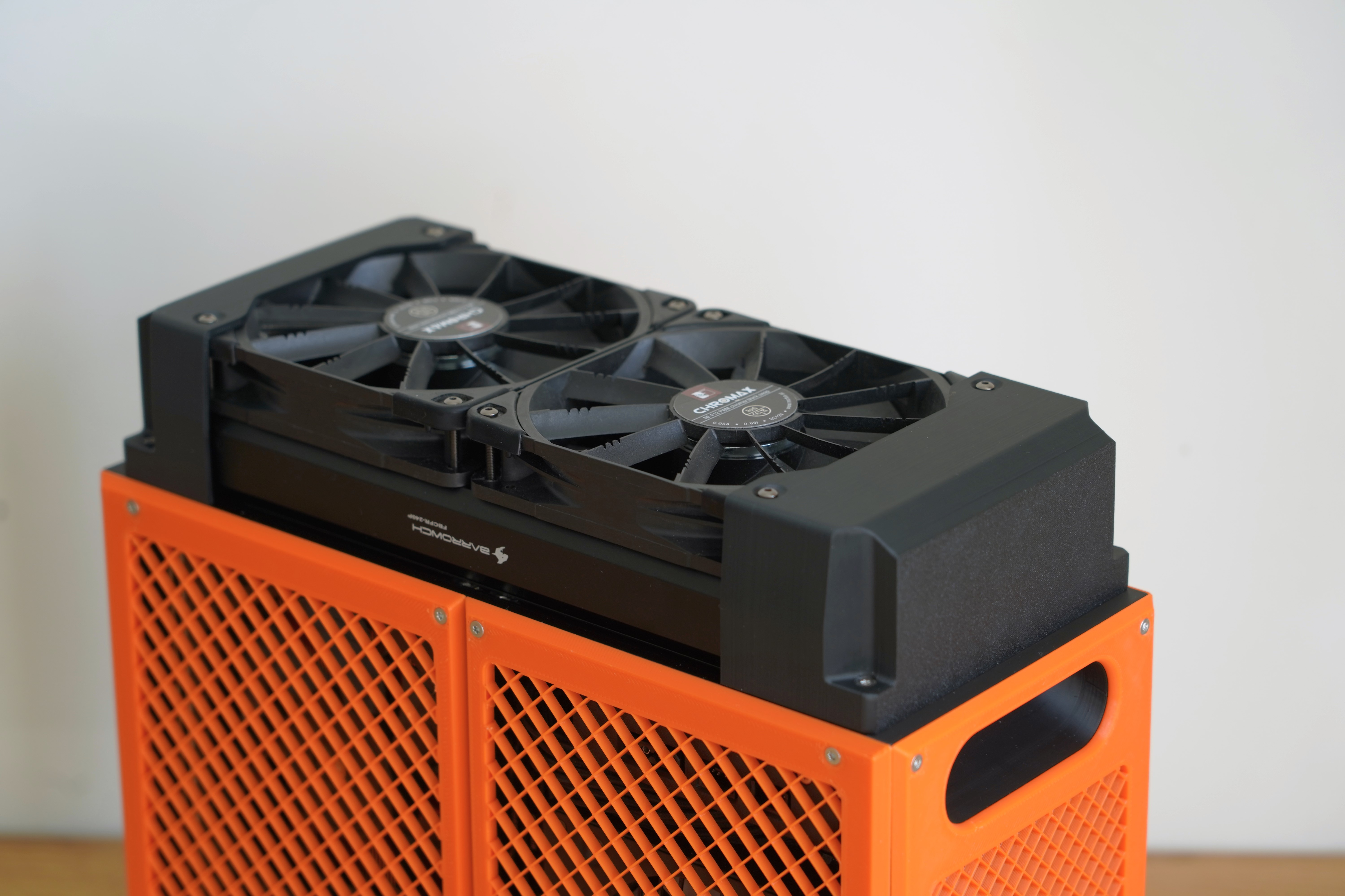 Beamcase - external radiator and fan bracket V2 (50 versions) by ...