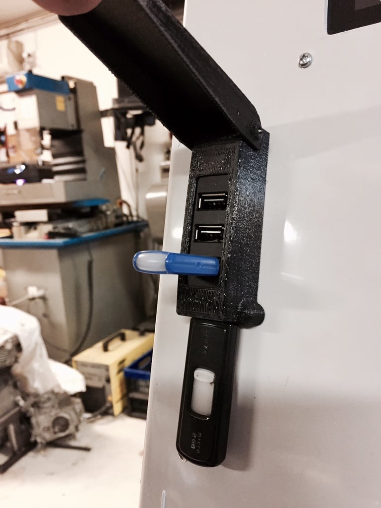 USB HUB Panel Mount Enclosure by JanB Vik | Download free STL model ...