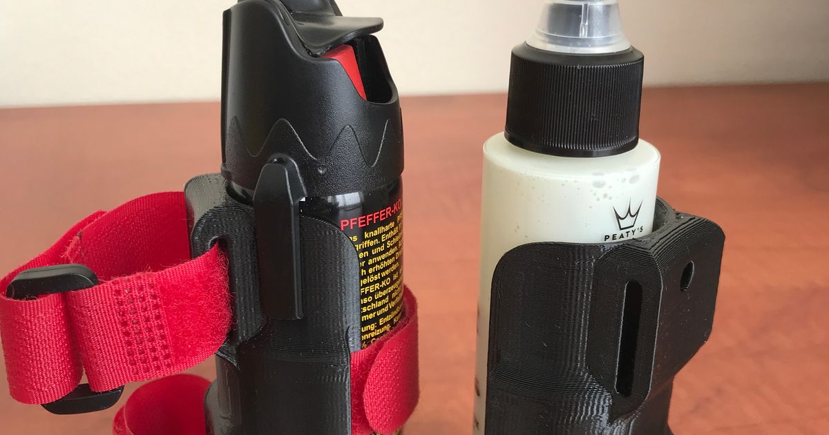Bike Pepper Spray Holder by henyte | Download free STL model ...