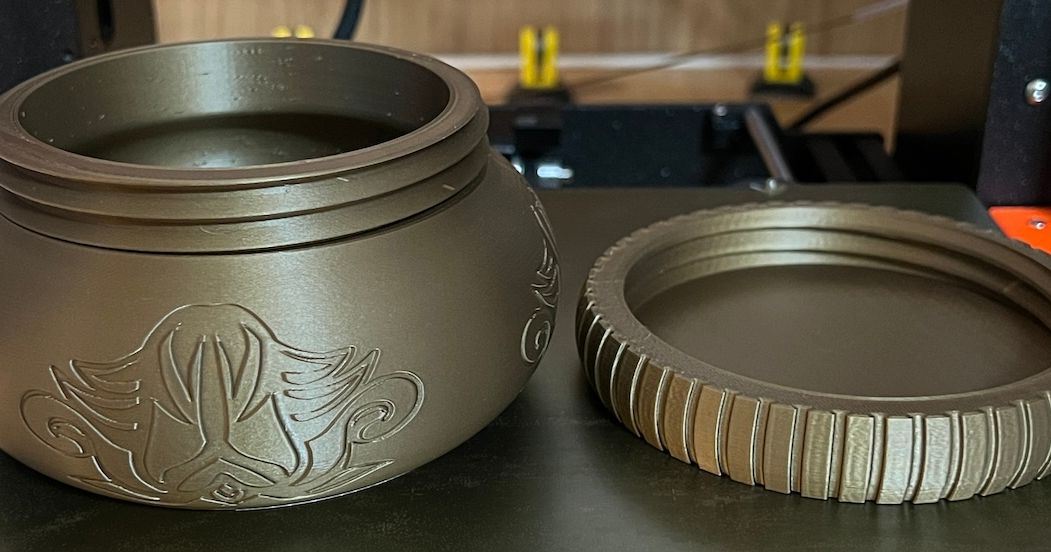 Lotus Flower Storage Container by muddymaker | Download free STL model ...