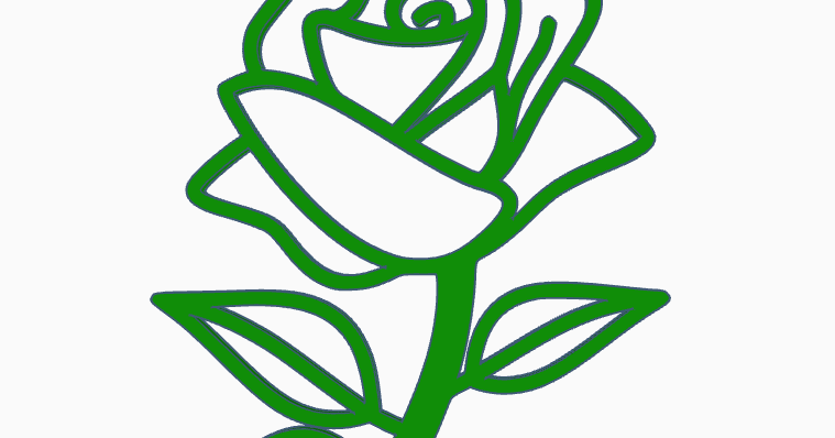 Flower Rose model for home decoration by Sot Kon | Download free STL ...