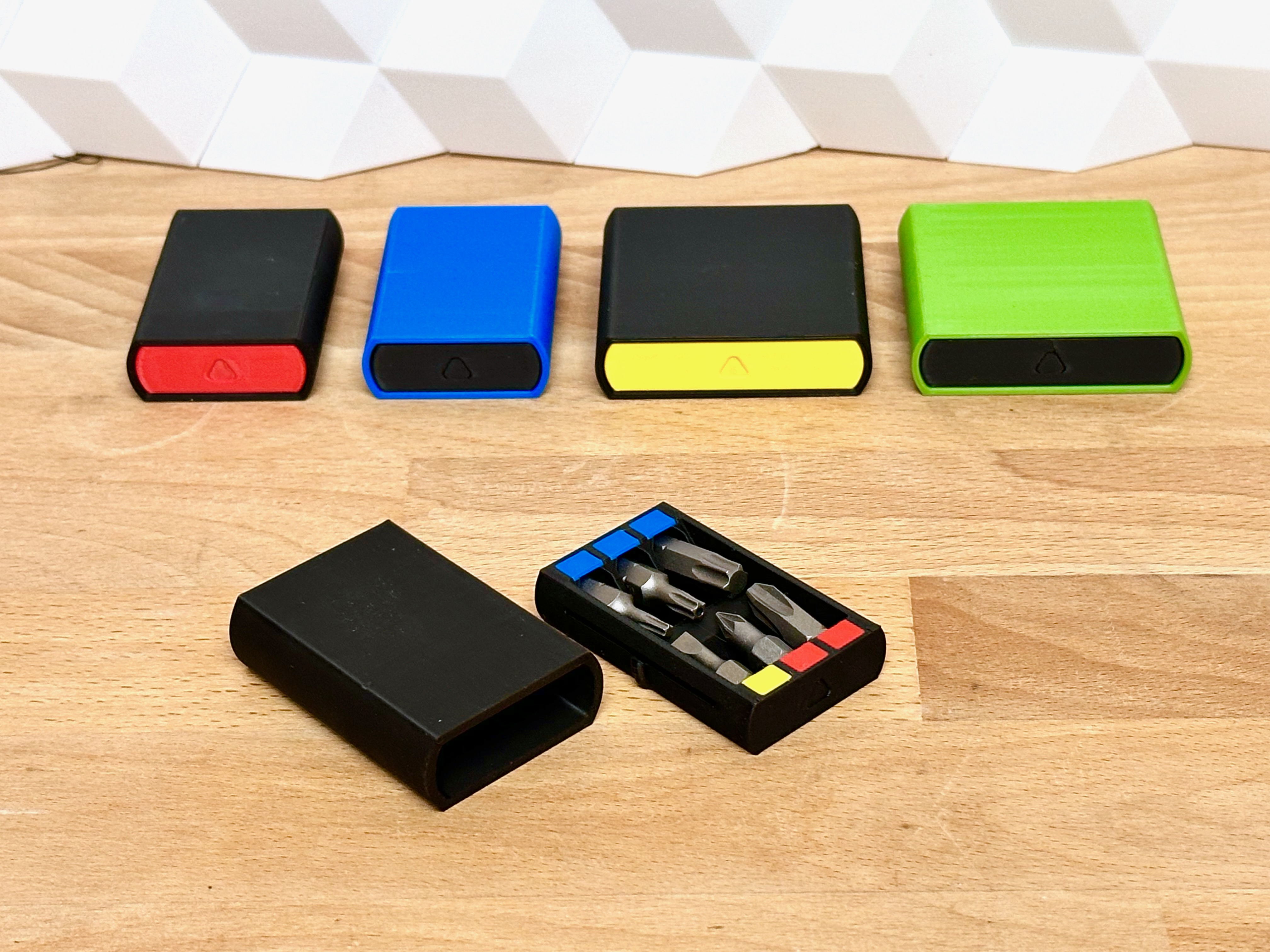 Compact Bit Box (pocket size driver bit storage) by GlennovitS 3D ...