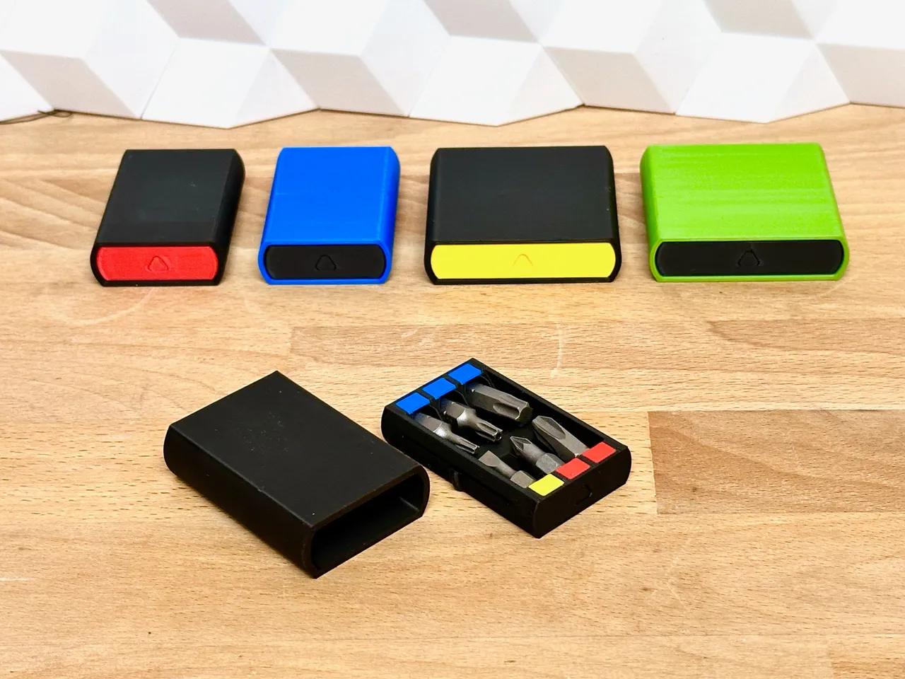 Compact Bit Box (pocket size driver bit storage) by GlennovitS 3D ...