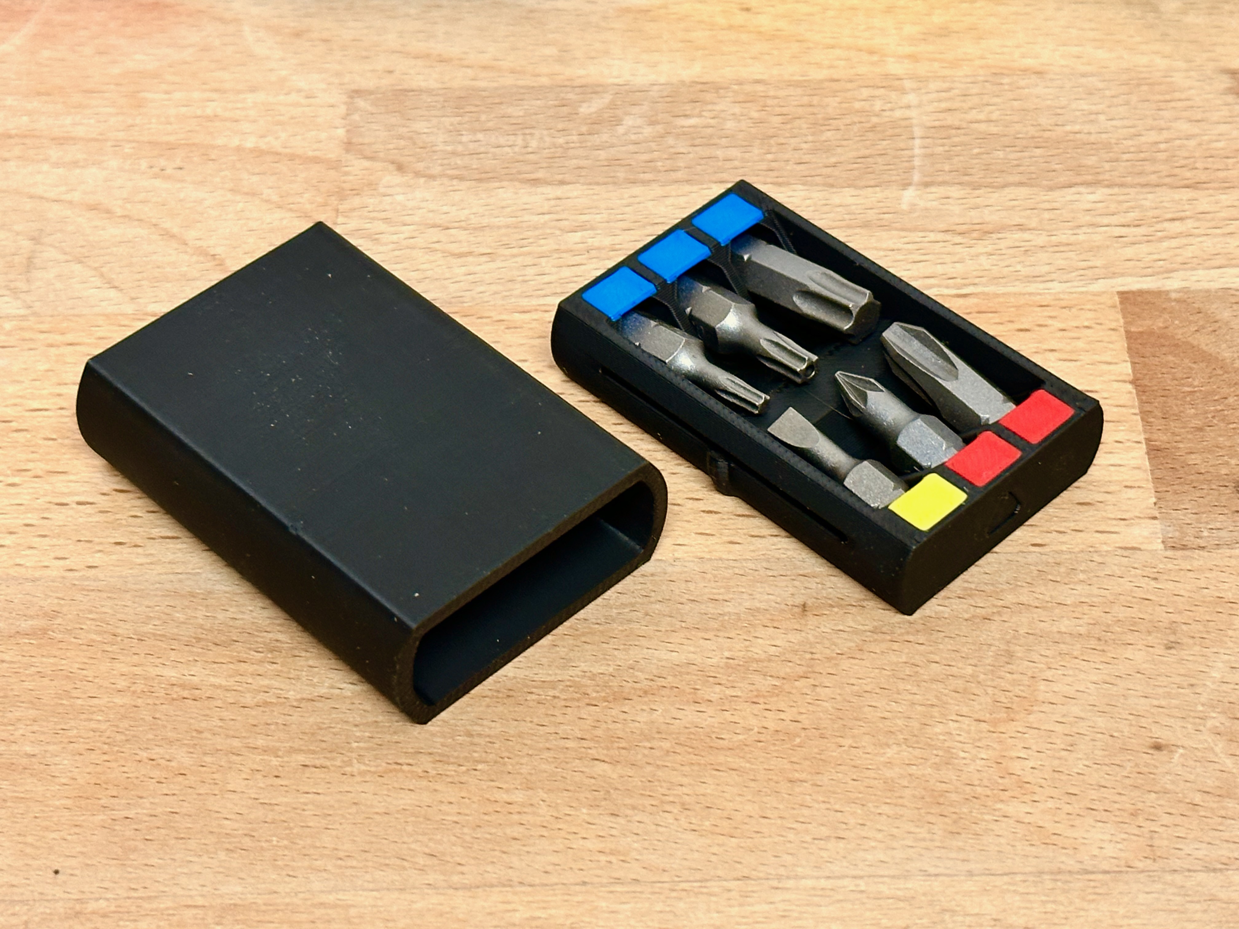 Compact Bit Box (pocket size driver bit storage) by GlennovitS 3D ...