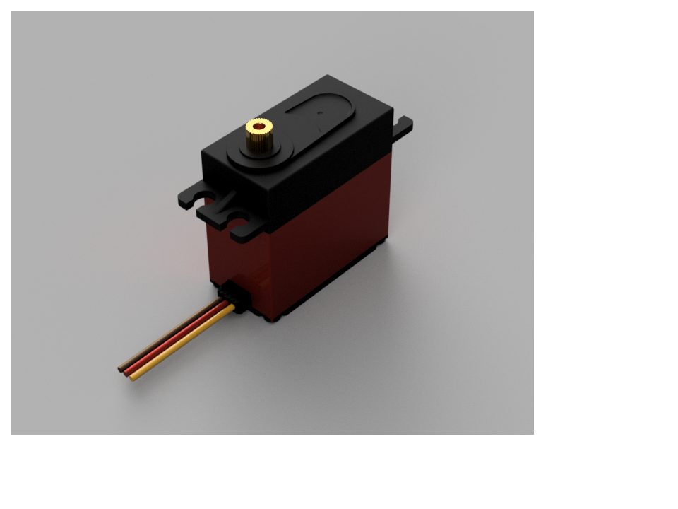 to scale 20kg servo model for RC testing by William Uhler | Download ...