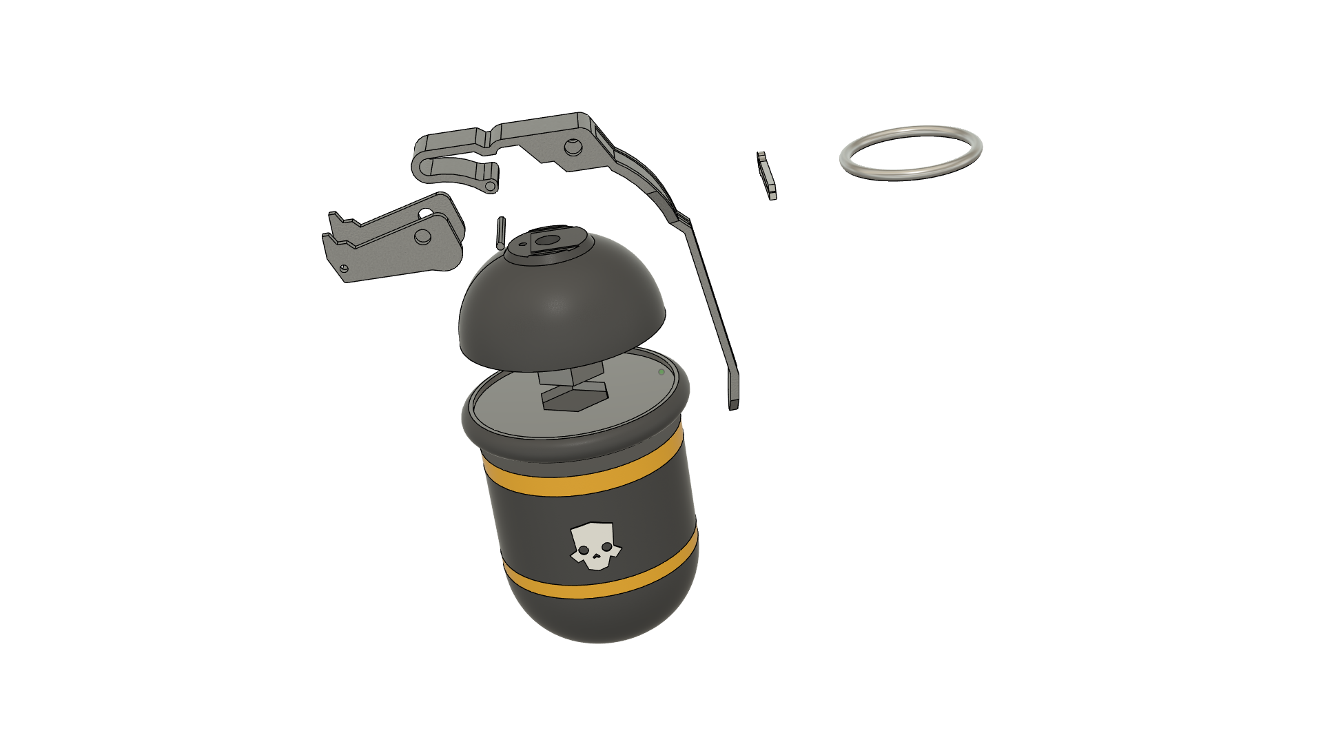 Helldivers G6 Frag Grenade by WF3D | Printables Store