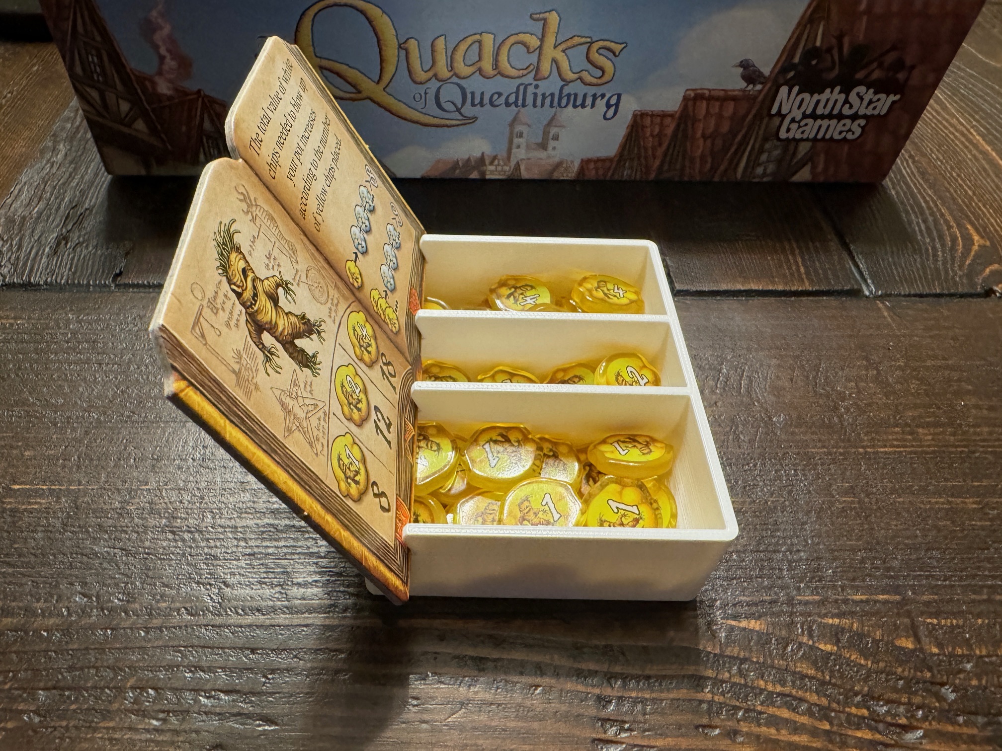 Quacks of Quedlinburg Insert / Organizer - Holds GeekUp Bits & Bags ...