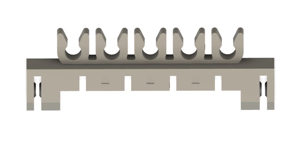 MMU3 Buffer - Plate holder with PTFE clip by Martin | Download free STL ...
