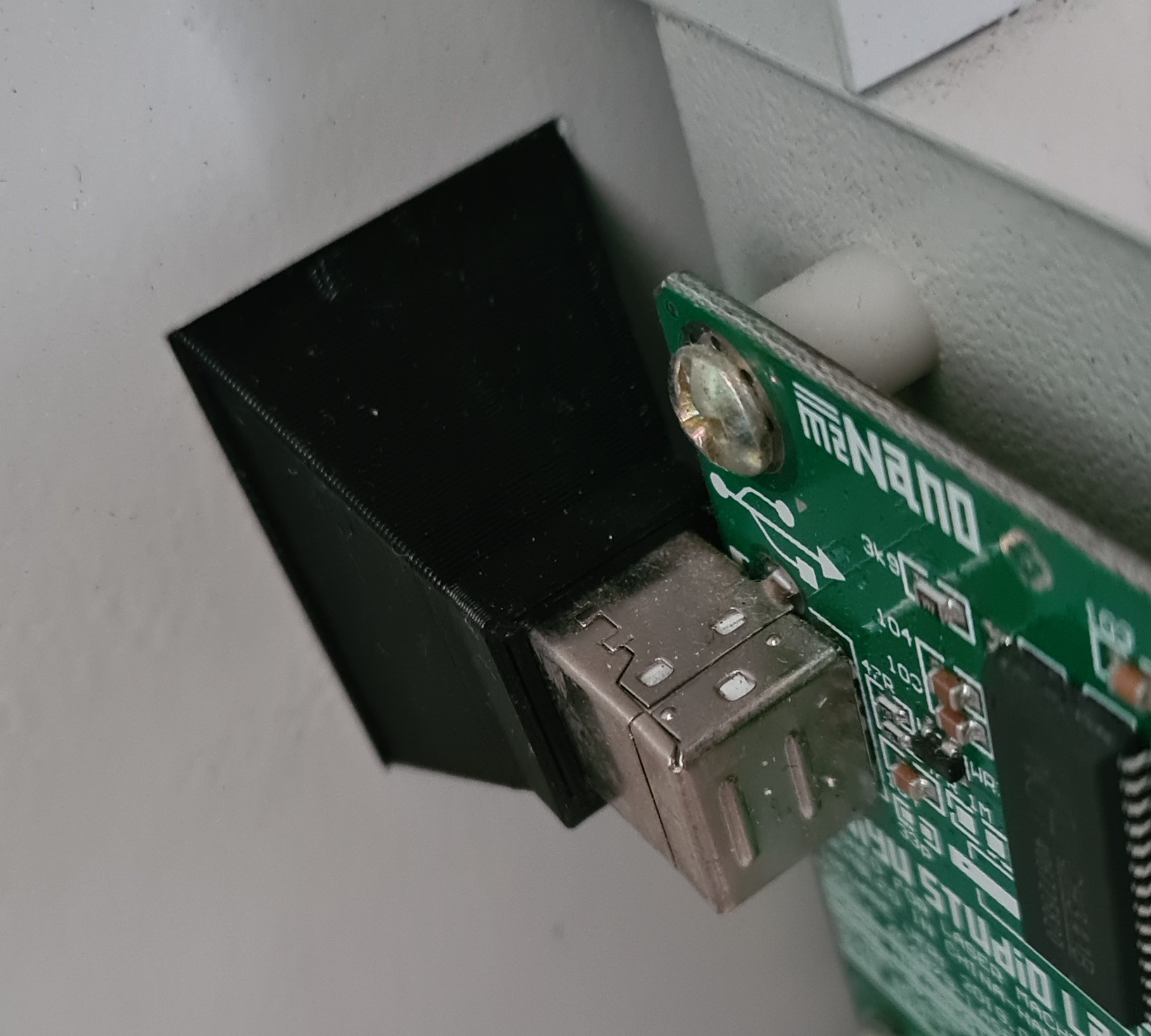 USB shroud for K40 Laser by Crafted2Inspire | Download free STL model ...
