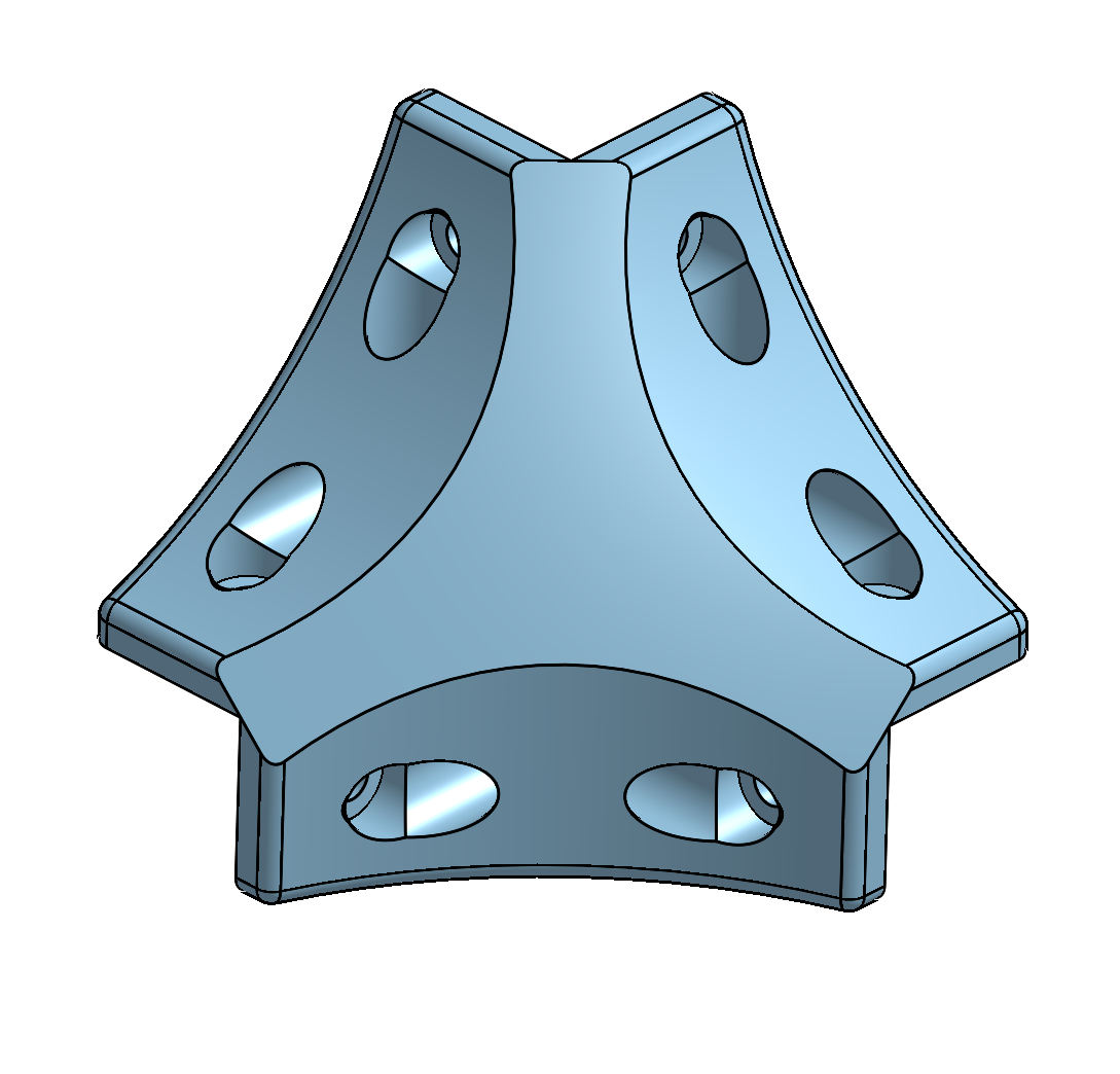 30x30mm Extrusion Corner by Peterfn | Download free STL model ...
