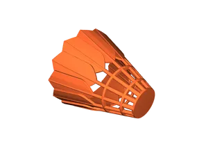 Shuttlecock / Federball Badminton by hmpf | Download free STL model ...