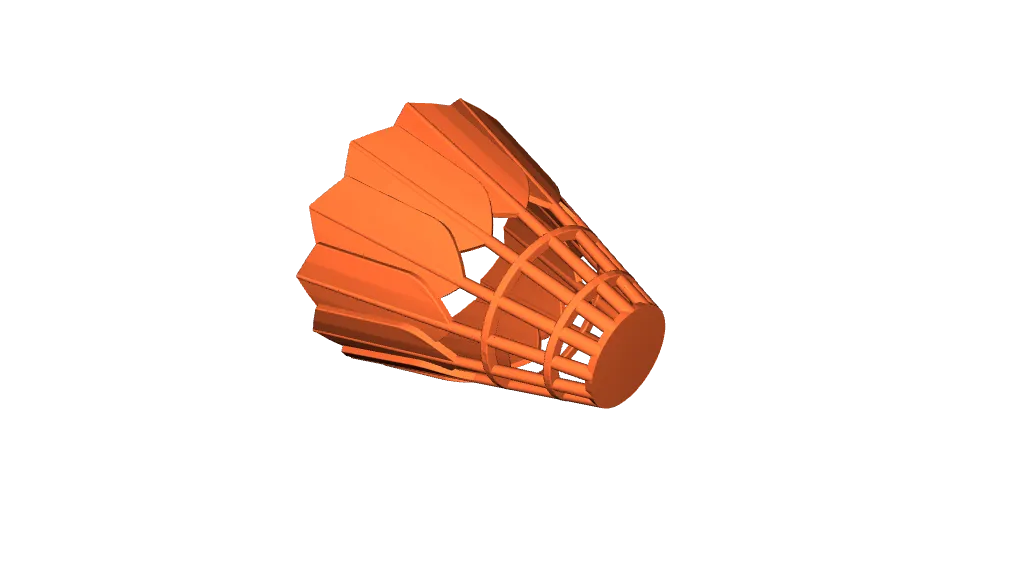 Shuttlecock / Federball Badminton by hmpf | Download free STL model ...