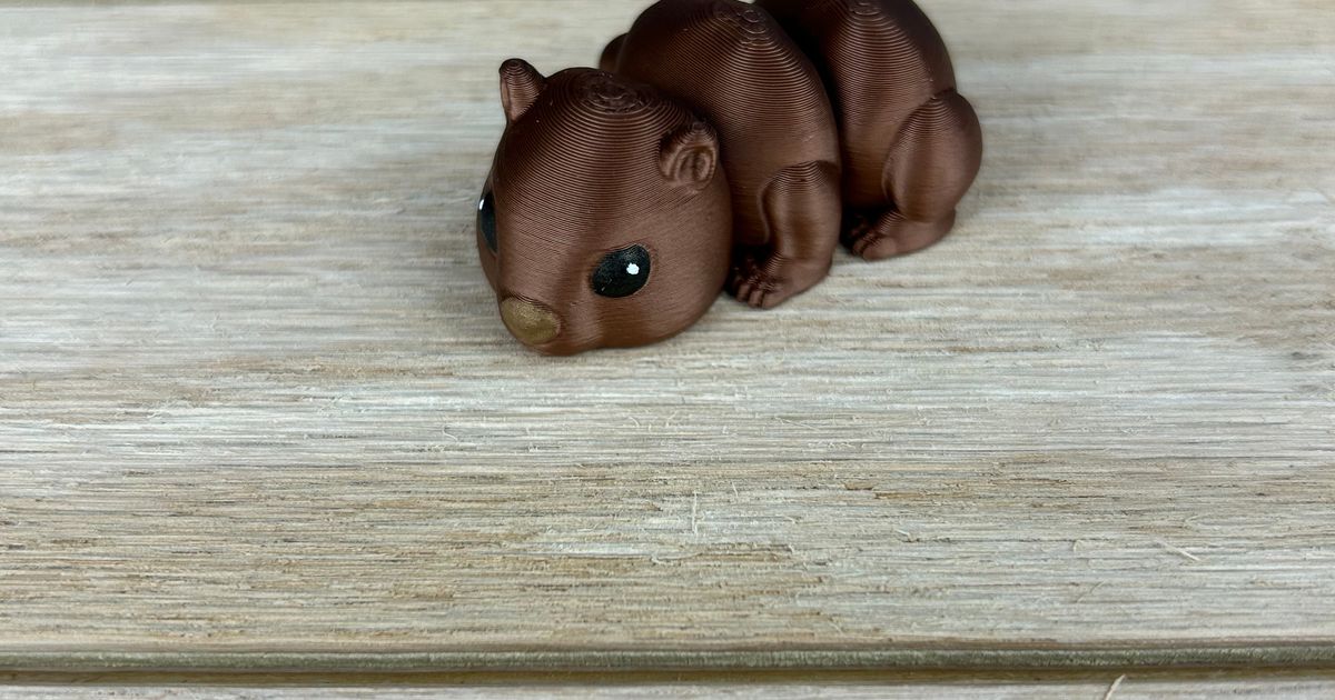 Wombat Fidget by Built_Over_Bot | Printables Store