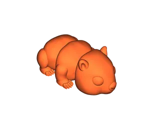 Wombat Fidget by Built_Over_Bot | Download free STL model | Printables.com