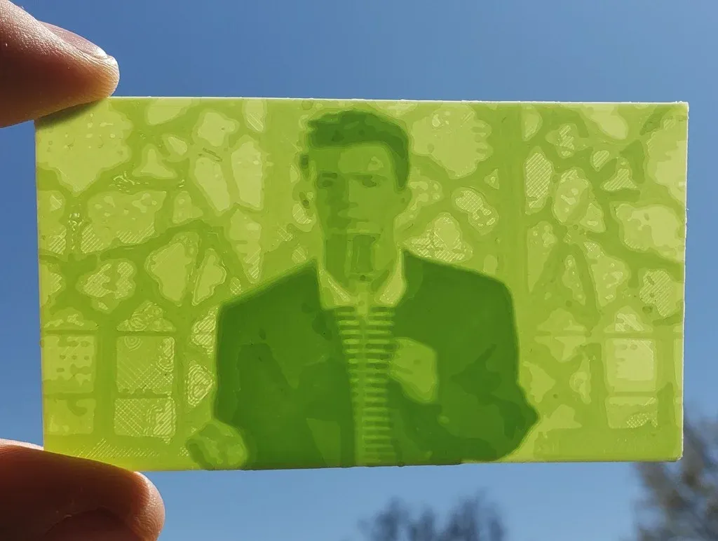 rickroll by Aleksei Likhotkin | Download free STL model | Printables.com