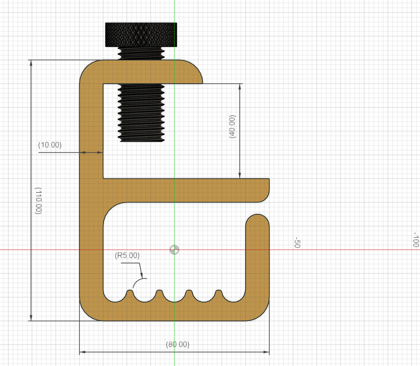 Organizador de cables sin tornillos by Gannon | Download free STL model ...